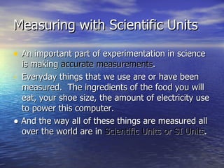Chapter 1- scientific method, classification | PPT