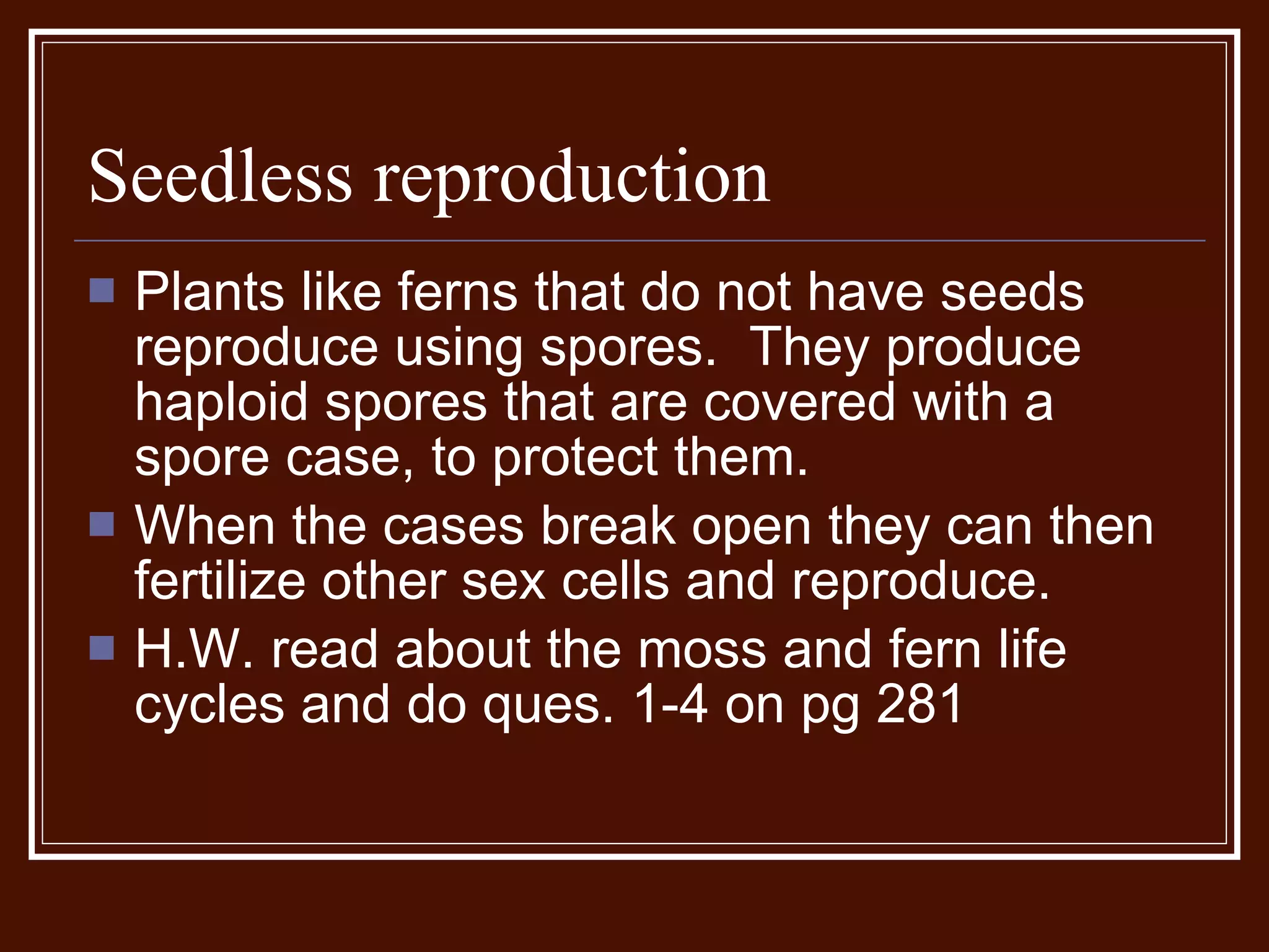 Chapter 10-plant reproduction | PPT