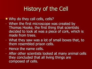 Chapter 2- Cells | PPT