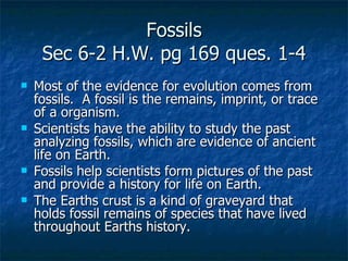 Chapter 6-Evolution | PPT
