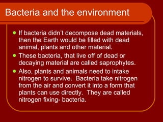 Chapter 7- bacteria | PPT