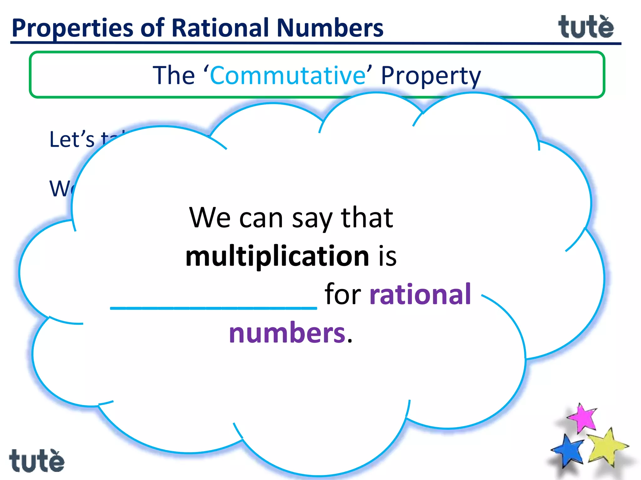 7th Maths - Properties Of Rational Numbers | PPTX