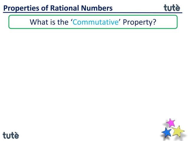7th Maths - Properties Of Rational Numbers | PPTX | Science