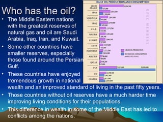 7th resources of sw asia - water and oil issues | PPT
