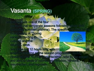 Seasons description project | PPT