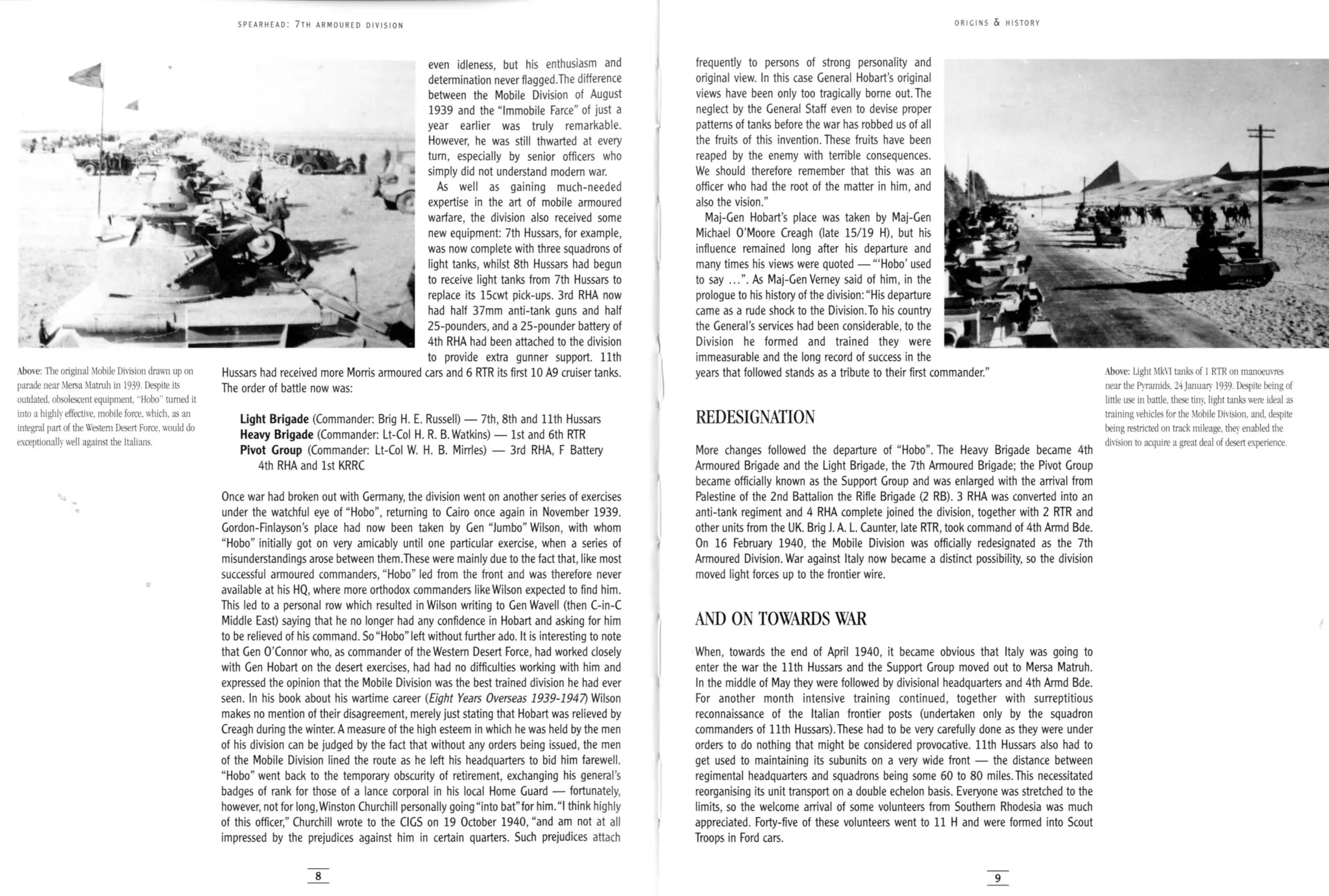 7th armoured division- the desert rats | PDF
