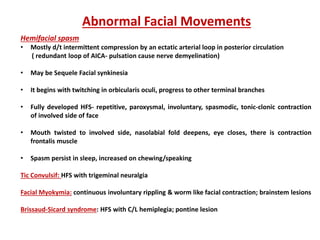 facial nerve examination | PPTX | Ear, Nose and Throat Conditions ...