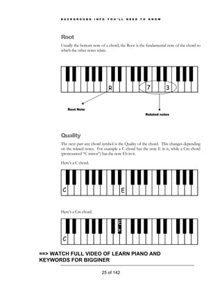 LEARN PIANO - The Essentials of Piano Chords | PDF