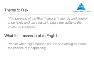 7 Themes of Prince2 | PPT