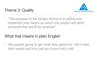7 Themes of Prince2 | PPT