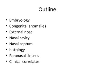 7 The Nose and Paranasal Sinuses 22.pptxhhhhhhhh | PPTX