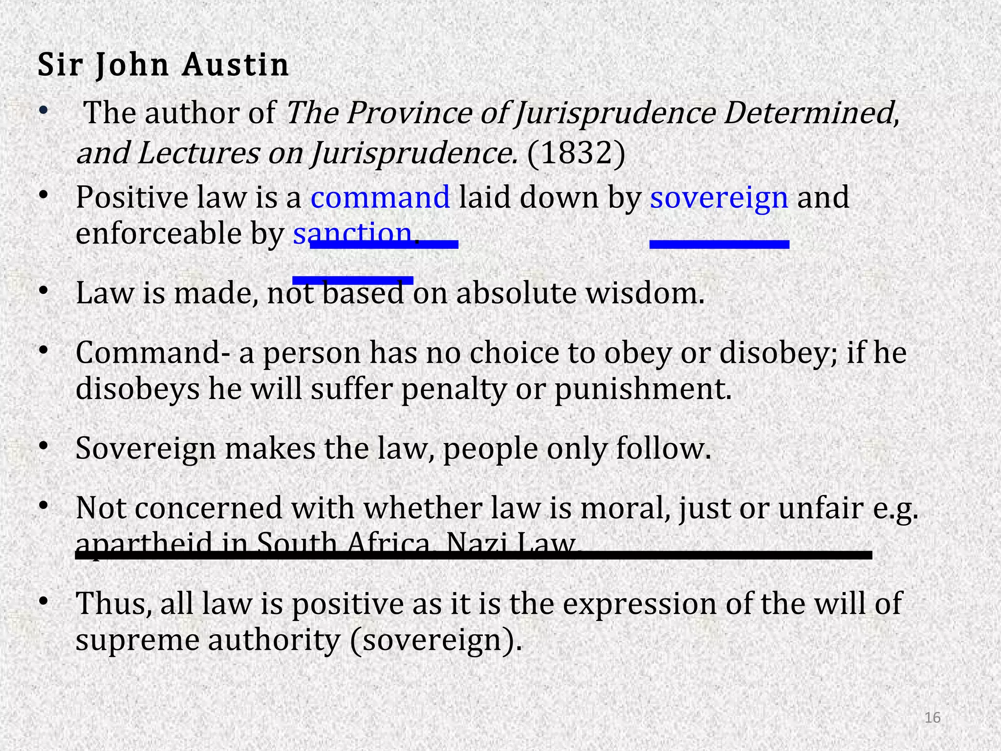7) theory of law | PPT