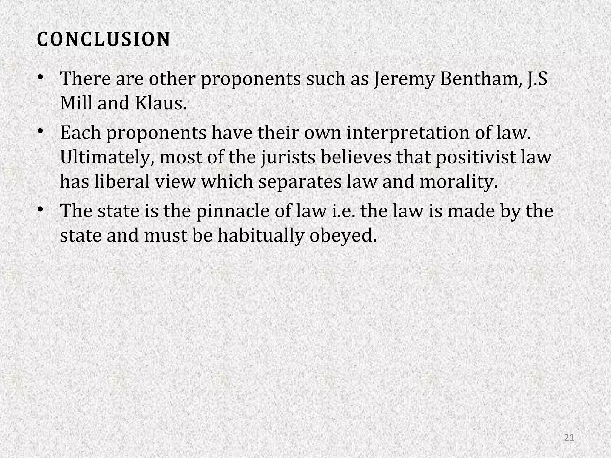 7) theory of law | PPT