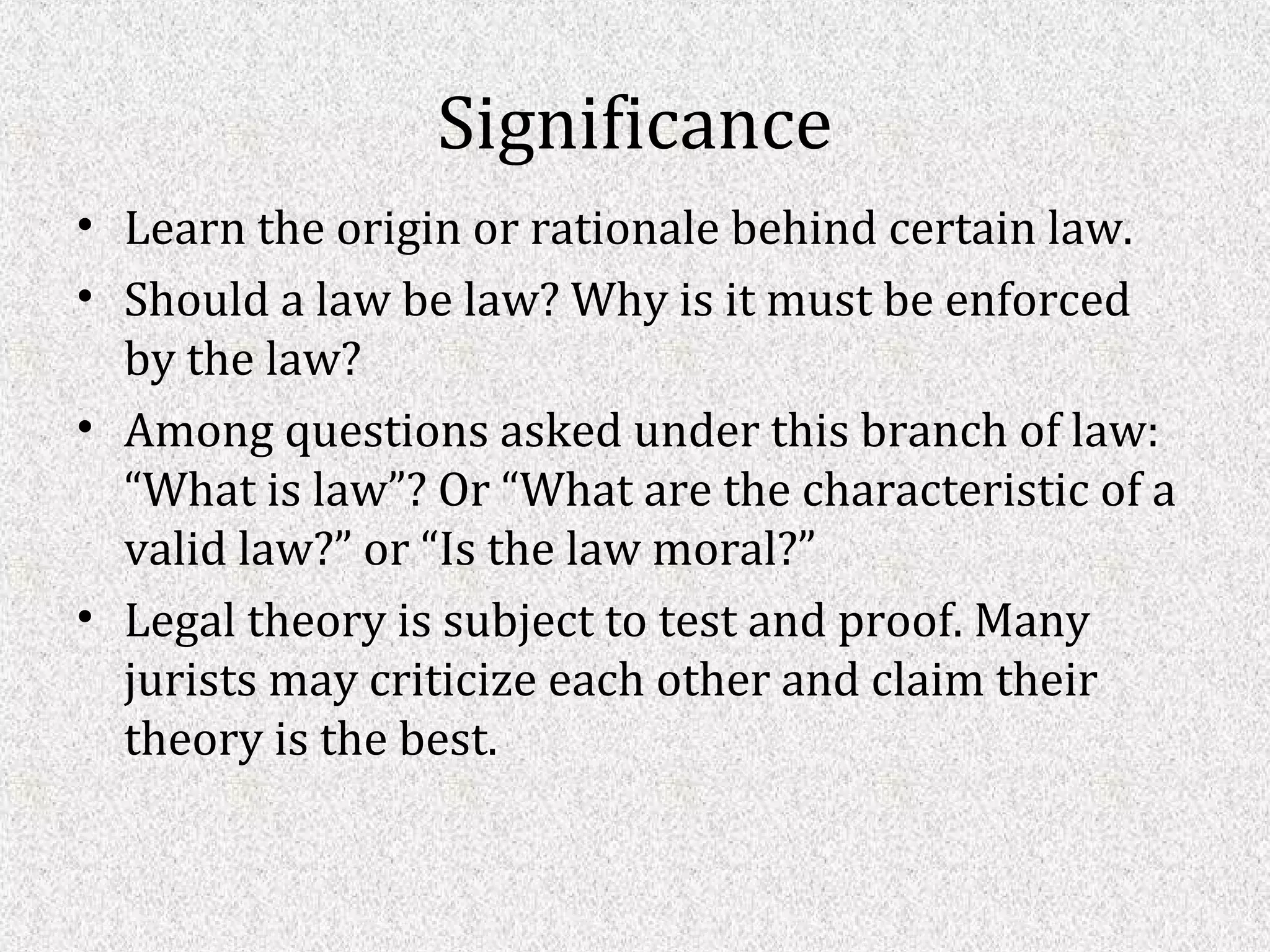 7) theory of law | PPT