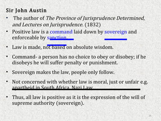 7) theory of law | PPT