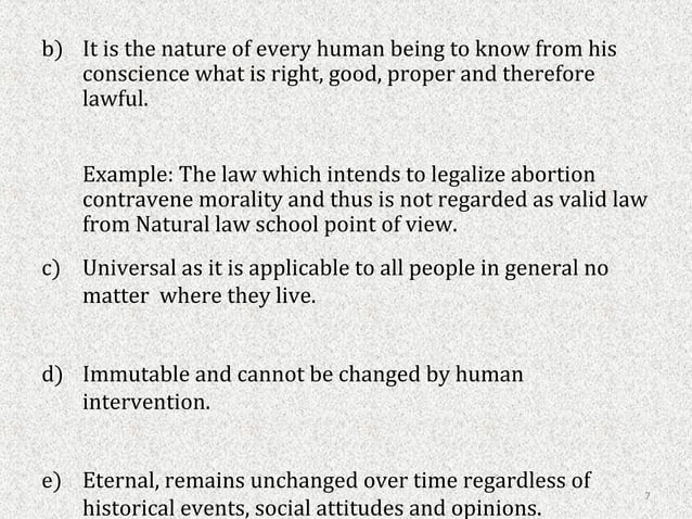 7) theory of law | PPT