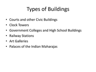 7 The Raj - Imperial Architecture -Art and Nationalism | PPTX