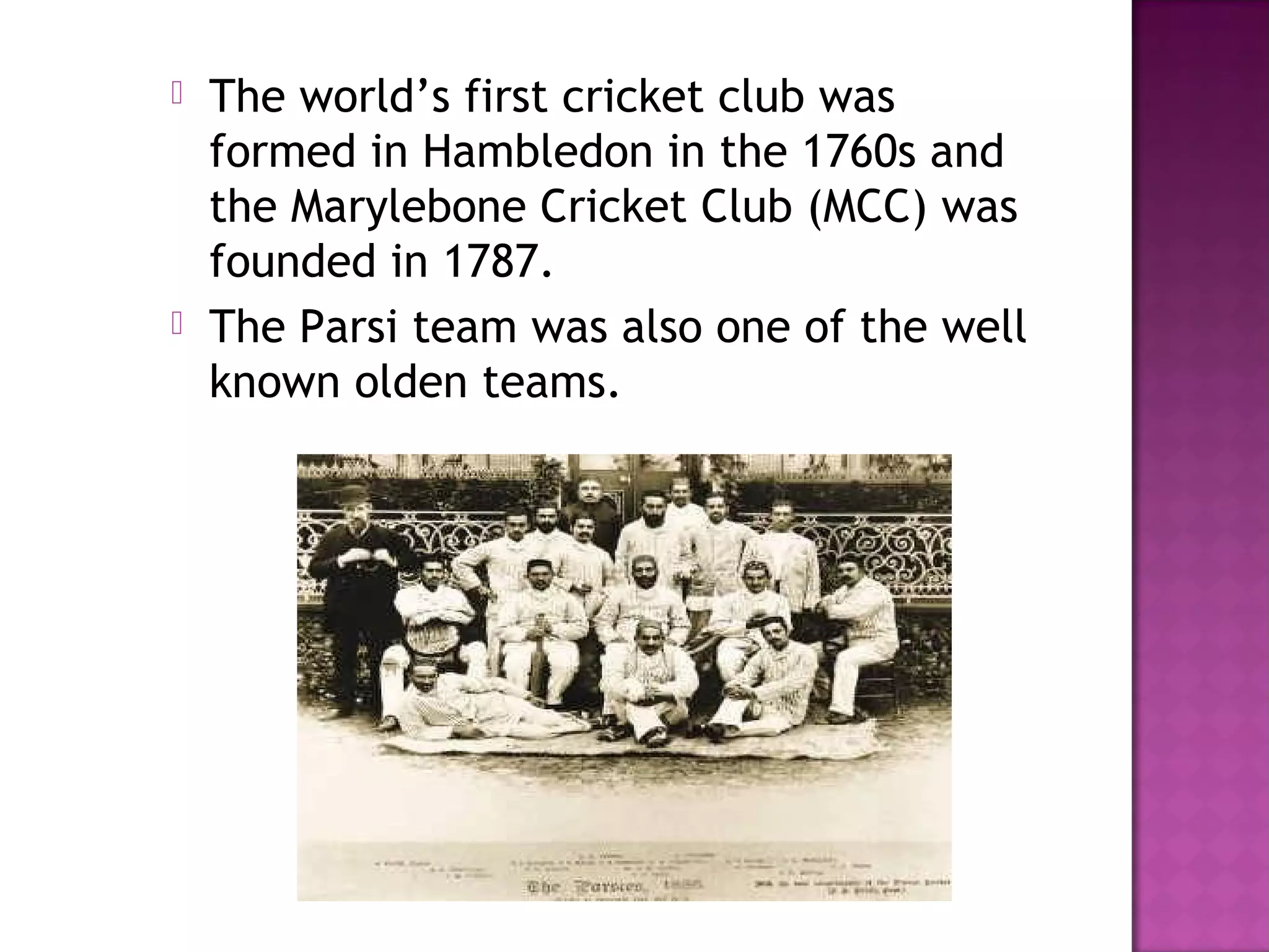 7 _The Story of Cricket | PPT