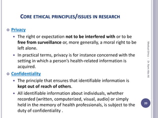 ethics in medical research | PPTX