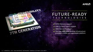 7th Generation AMD PRO APUs Press Deck | PPT