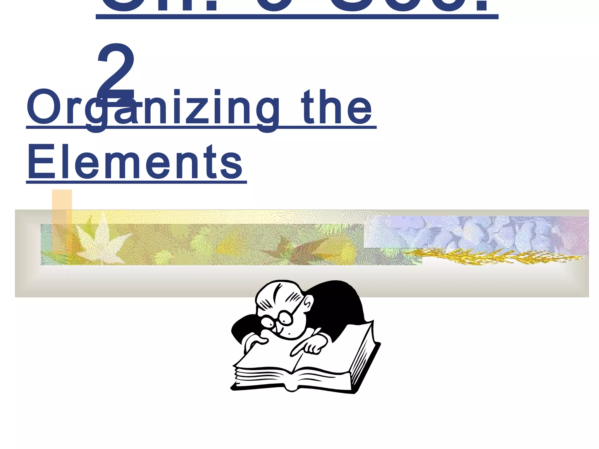 7th grade ch. 3 sec. 2 reading the periodic table | PPT