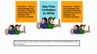7th grade commas in dialogue | PPT