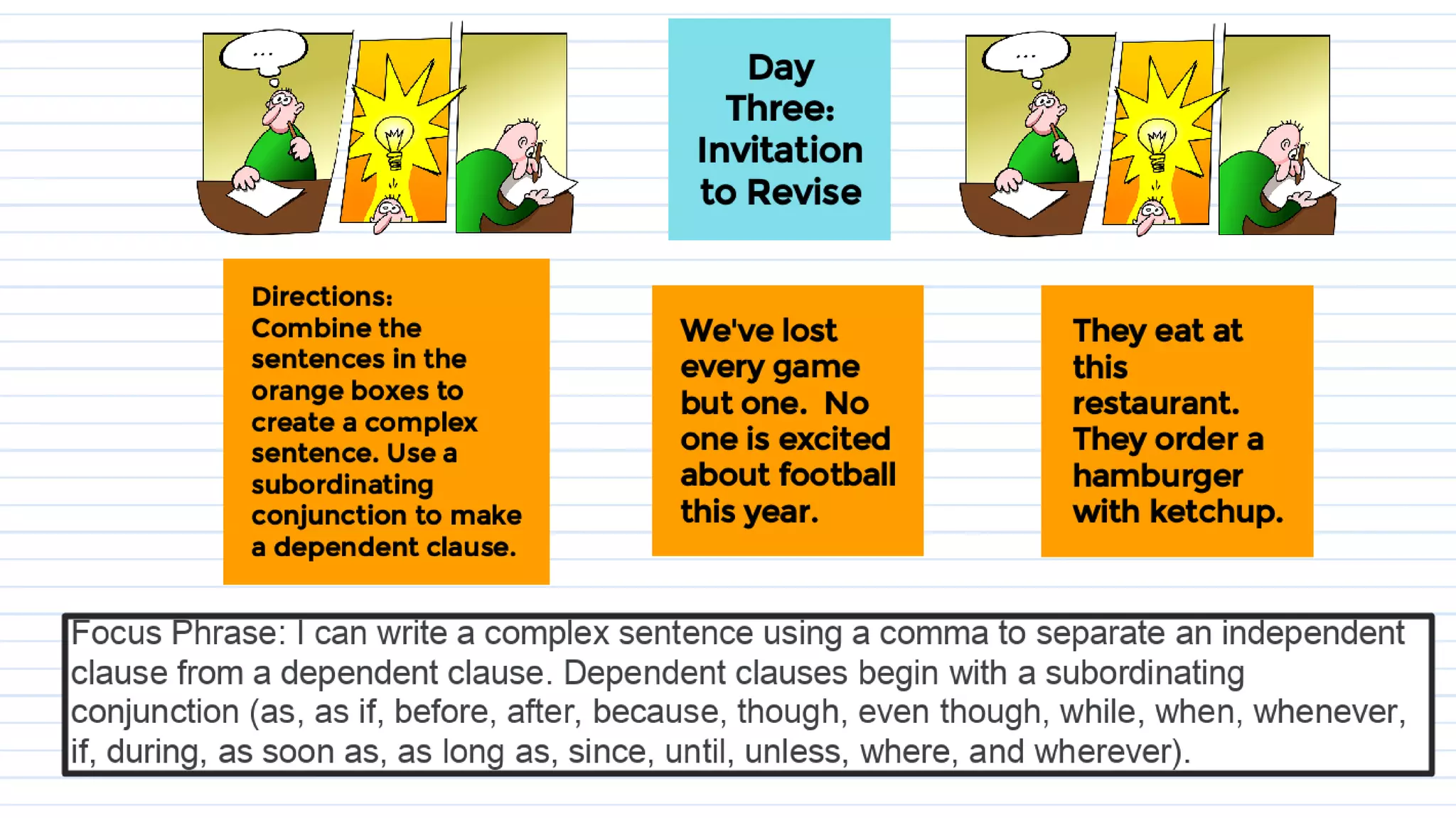 7th grade complex sentences | PPT