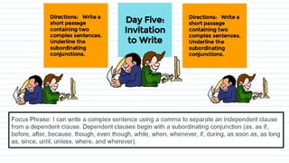 7th grade complex sentences | PPT