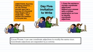 7th grade coordinate adjectives | PDF