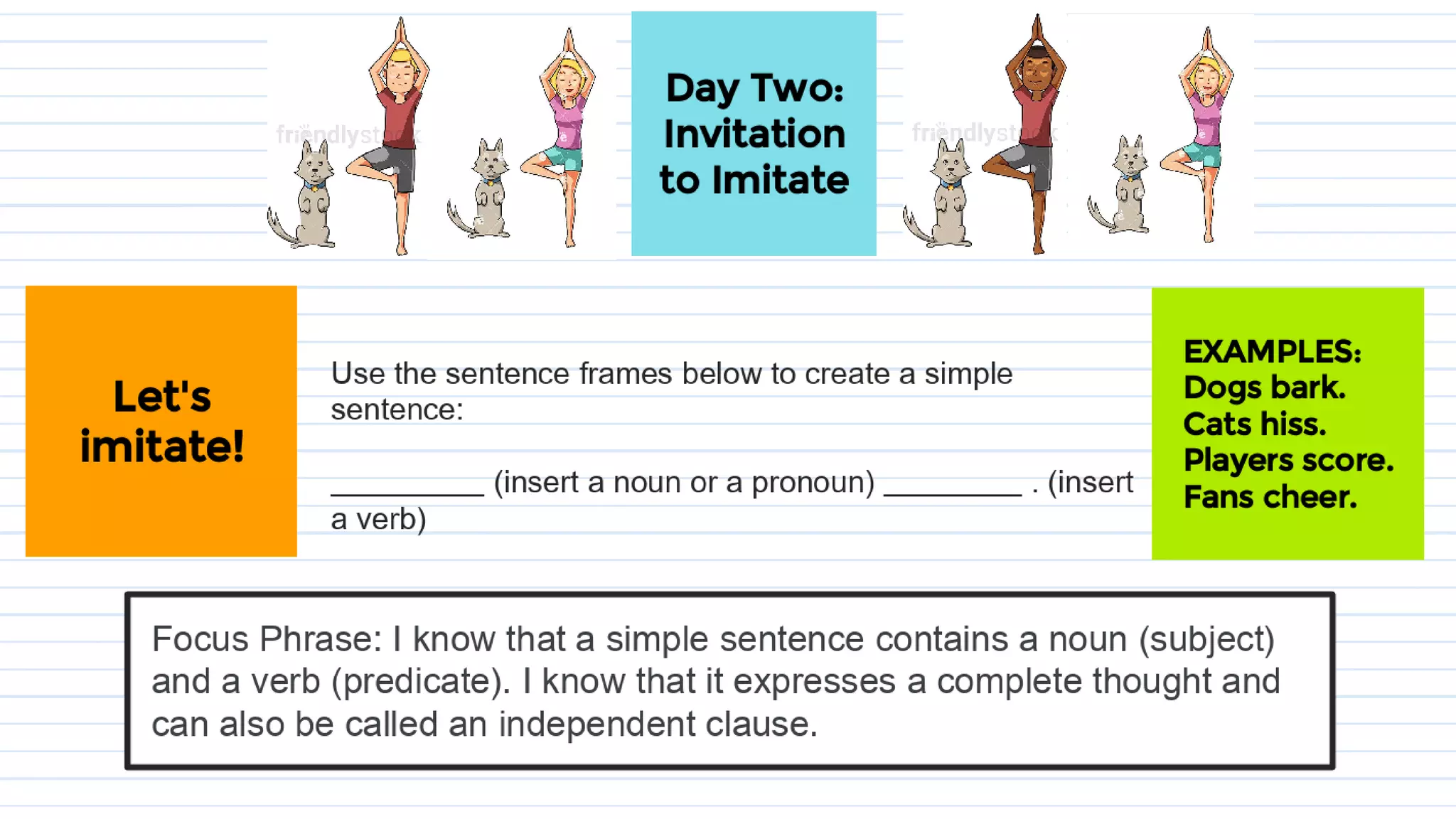 7th grade simple sentences | PPT