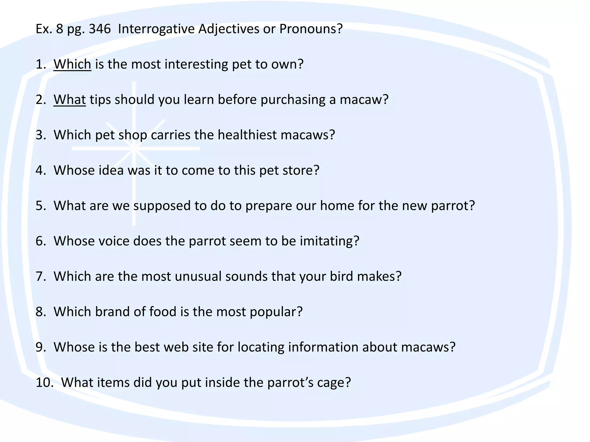 7th grade adjectives | PPTX