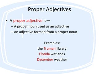 7th grade adjectives | PPTX