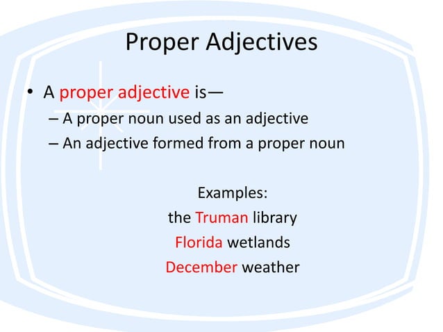 7th grade adjectives | PPTX