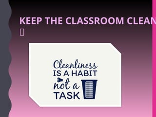 7th Grade Classroom rules for the new semester | PPTX