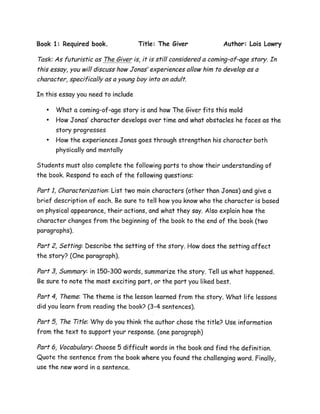 7th grade ela summer packet | PDF