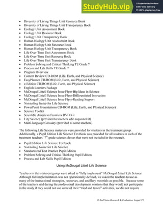 Life Science Textbook 7th Grade Mcdougal Littell