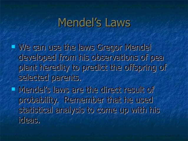 7th grade life science genetics and probability | PPT