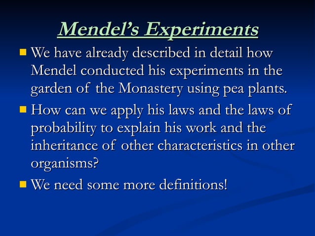 7th grade life science genetics and probability | PPT