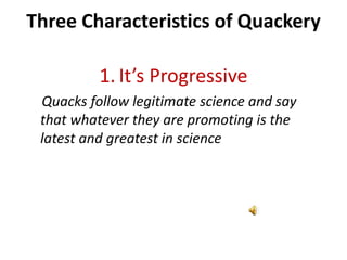 7th grade objective 2.02 QUACKERY Power point.pptx