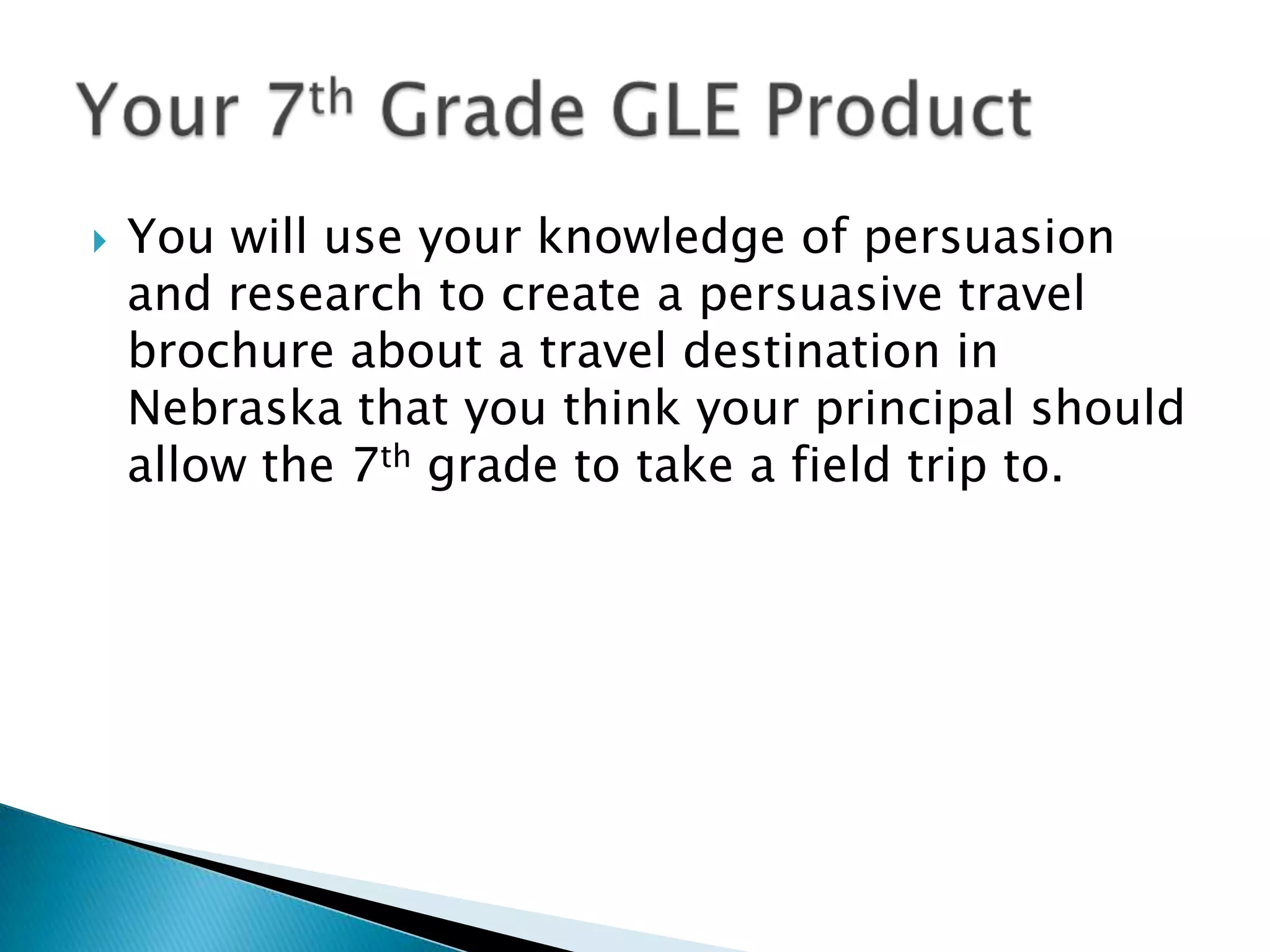 7th grade persuasion presentation | PPTX