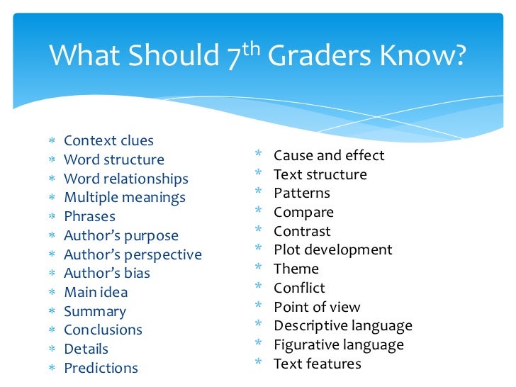 Basic 7th Grade Book Report Format Basic 7th Grade Book Report Format