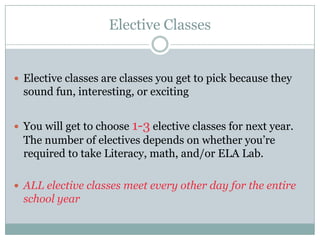 7th Grade Registration Presentation | PPTX