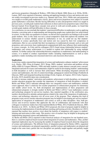 7Th Grade Students Mathematical Difficulties In Force And Motion Unit ...