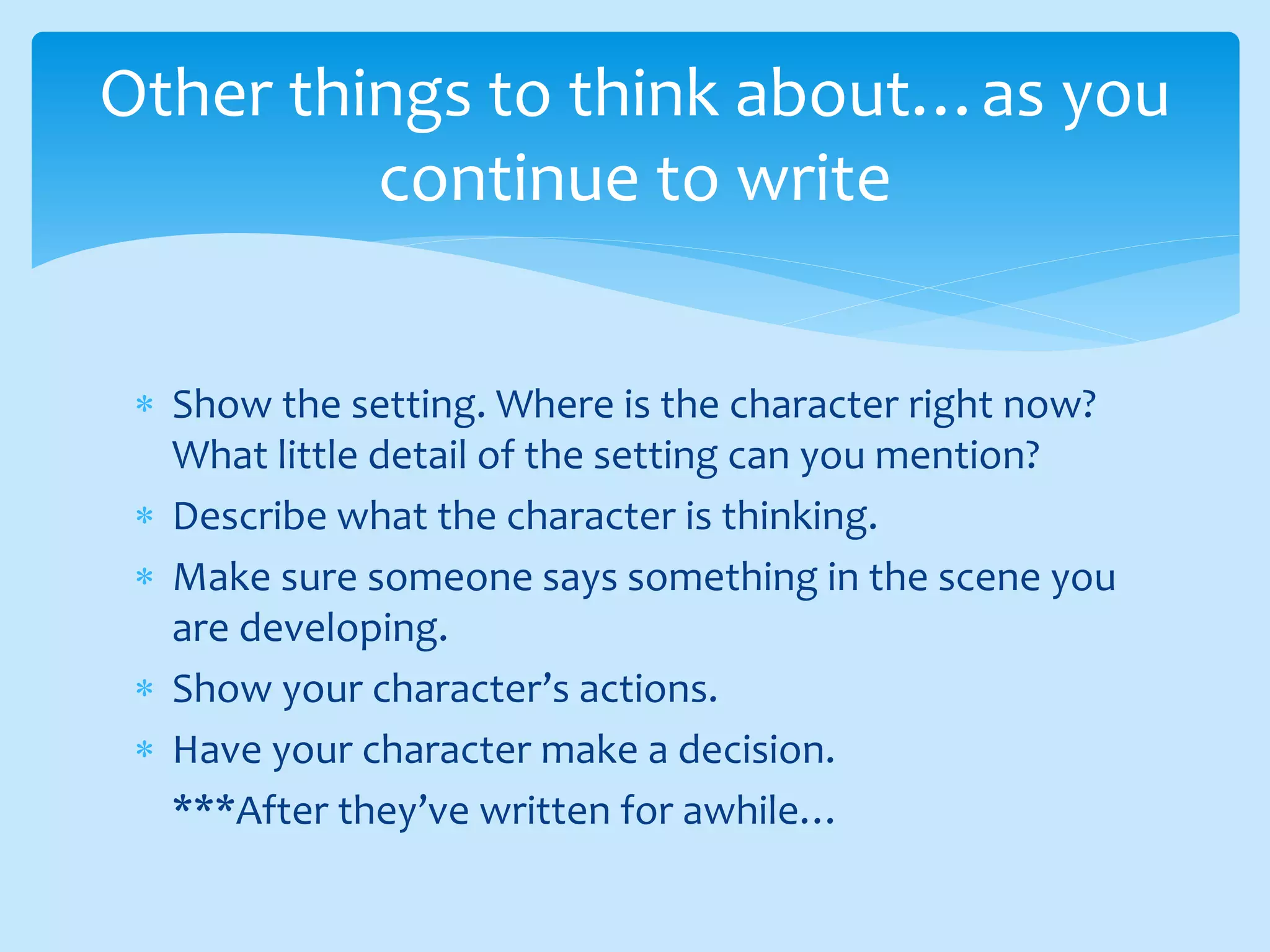 7th grade writer’s workshop narrative bend 1 | PPTX | Screenwriting ...