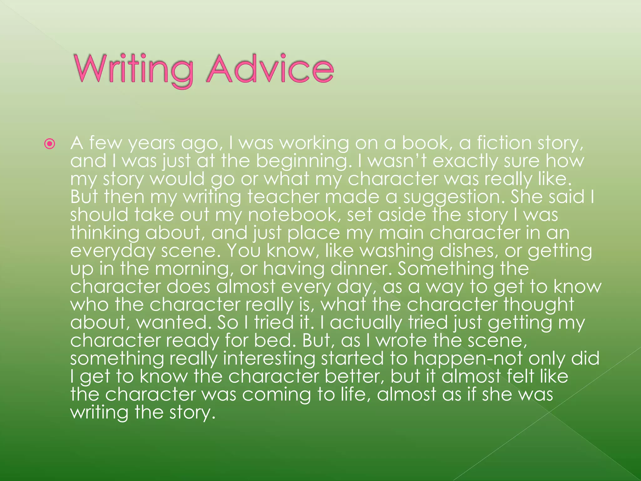 7th grade Narrative Writing | PPTX