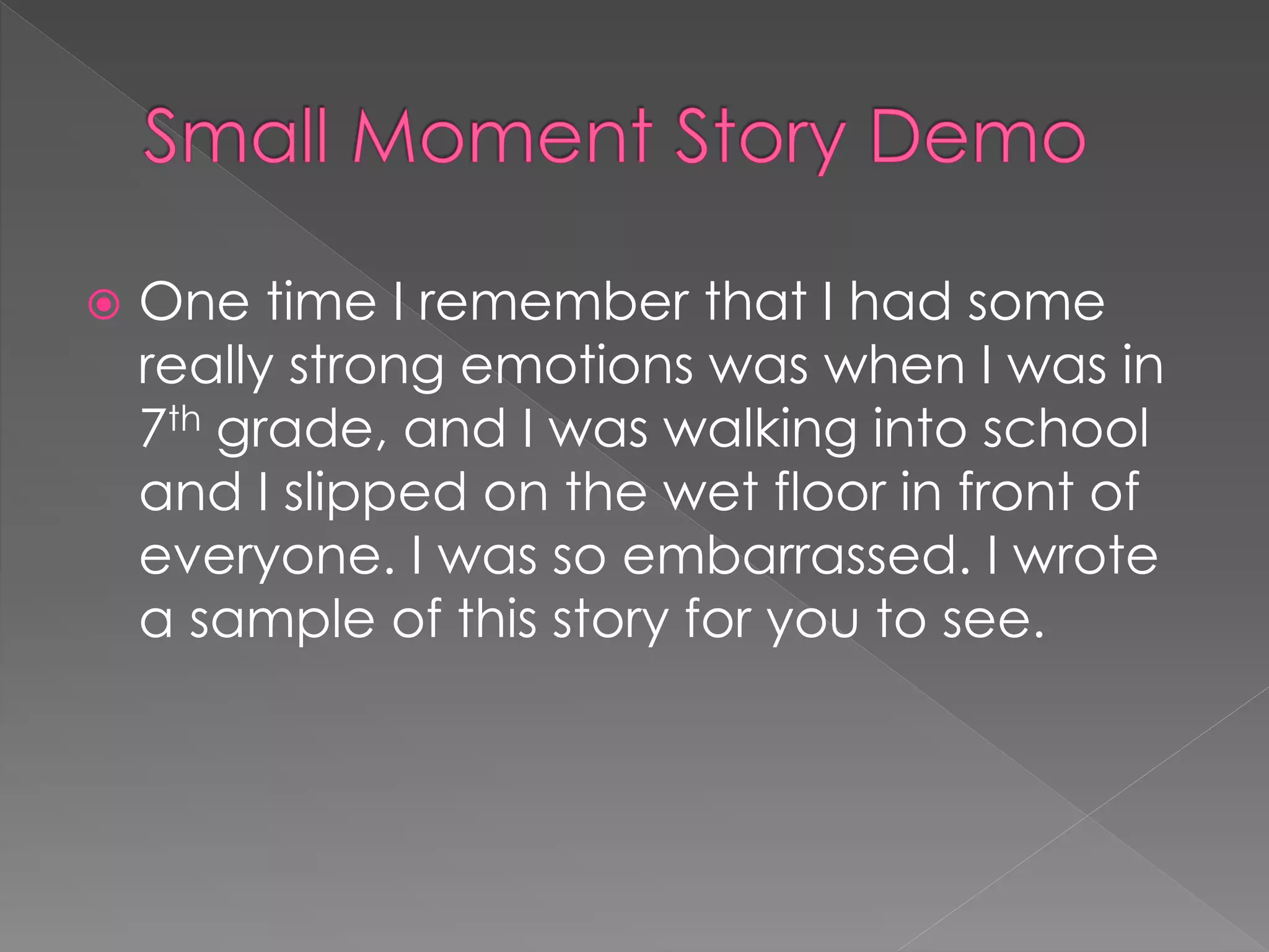 7th grade Narrative Writing | PPTX