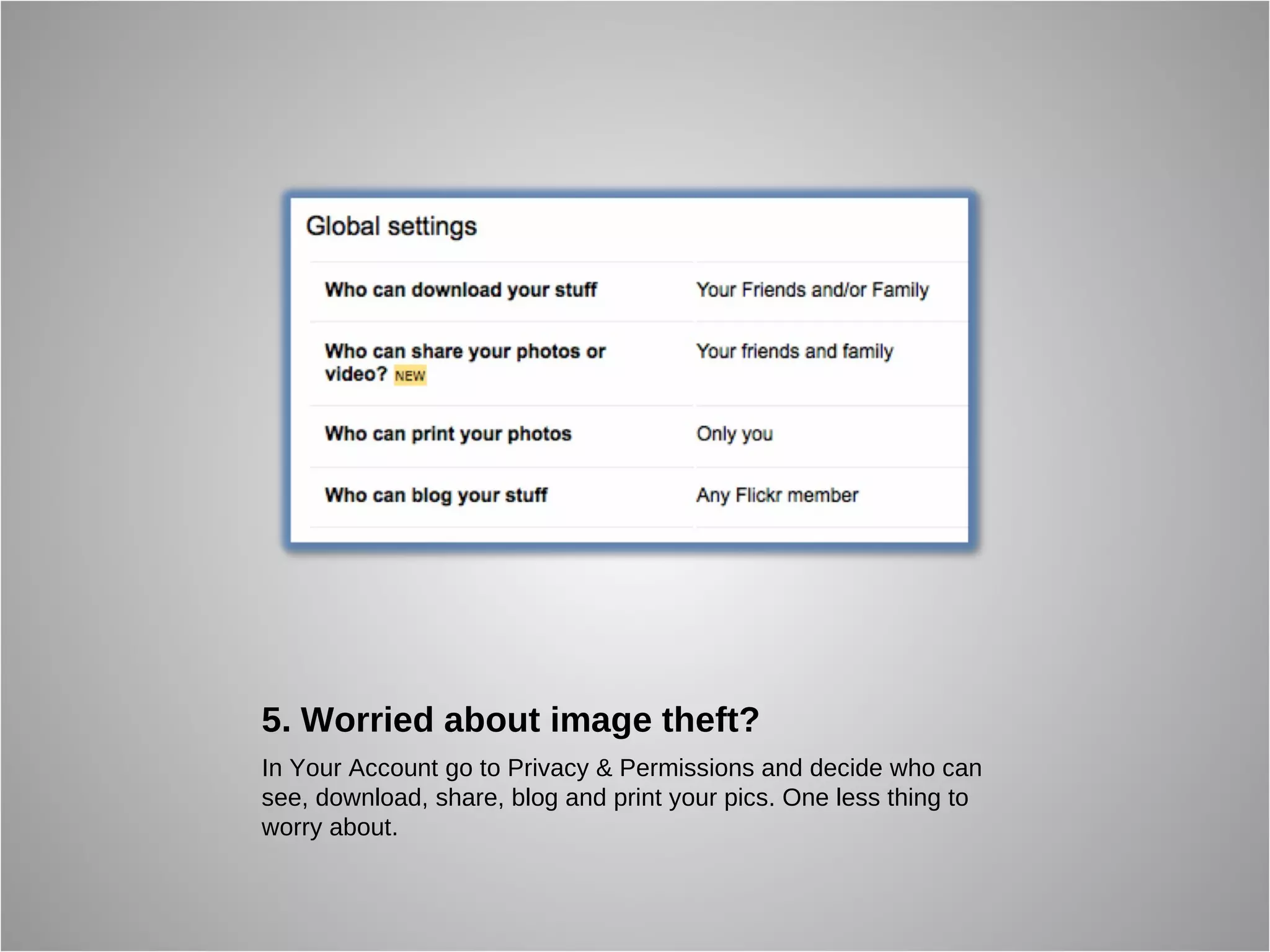 7 things you should know about flickr | PPT