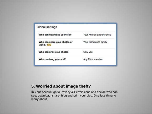 7 things you should know about flickr | PPT