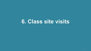 Seven things to highlight about your teaching practice | PPTX