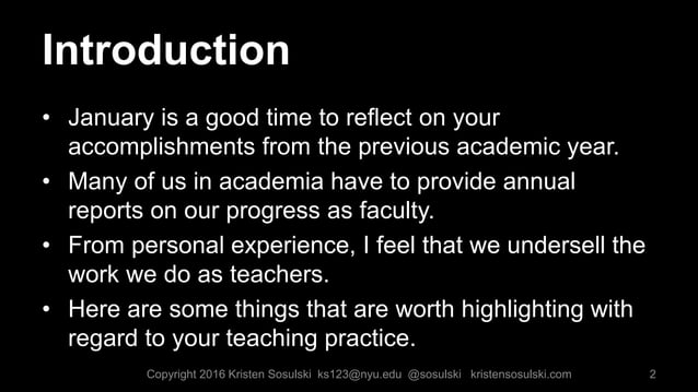 Seven things to highlight about your teaching practice | PPT